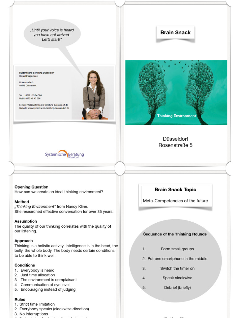 Brain Snack Nancy-Kline | PDF