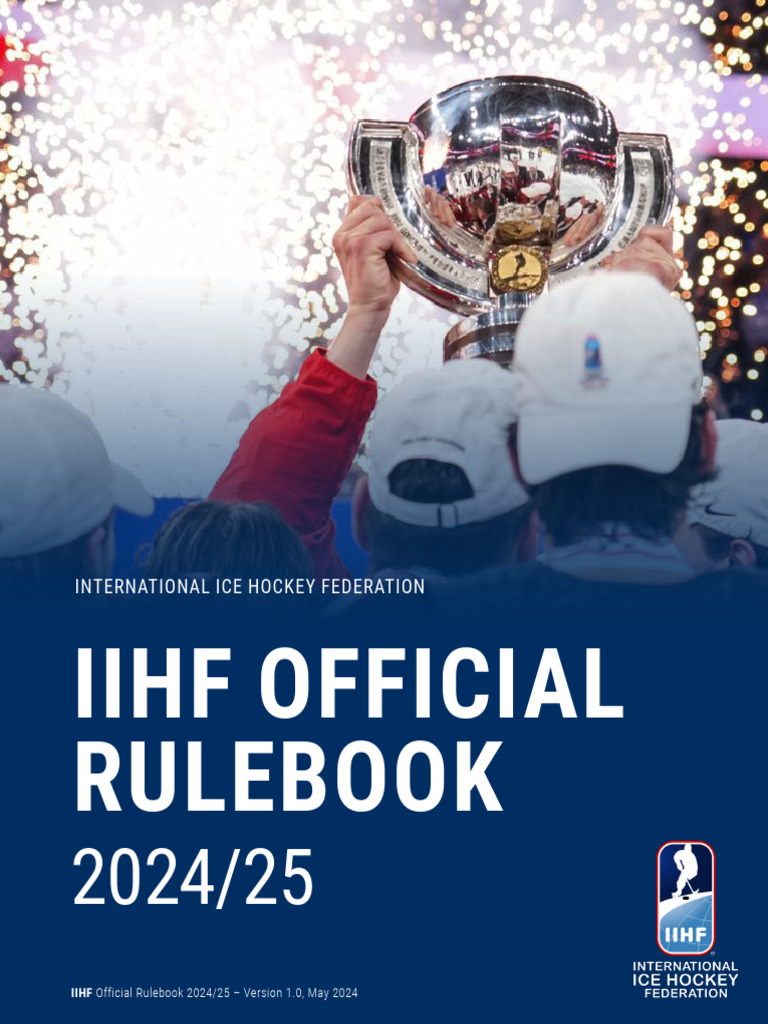 2024 IIHF Rulebook-2 | PDF | Indoor Sports | Sports