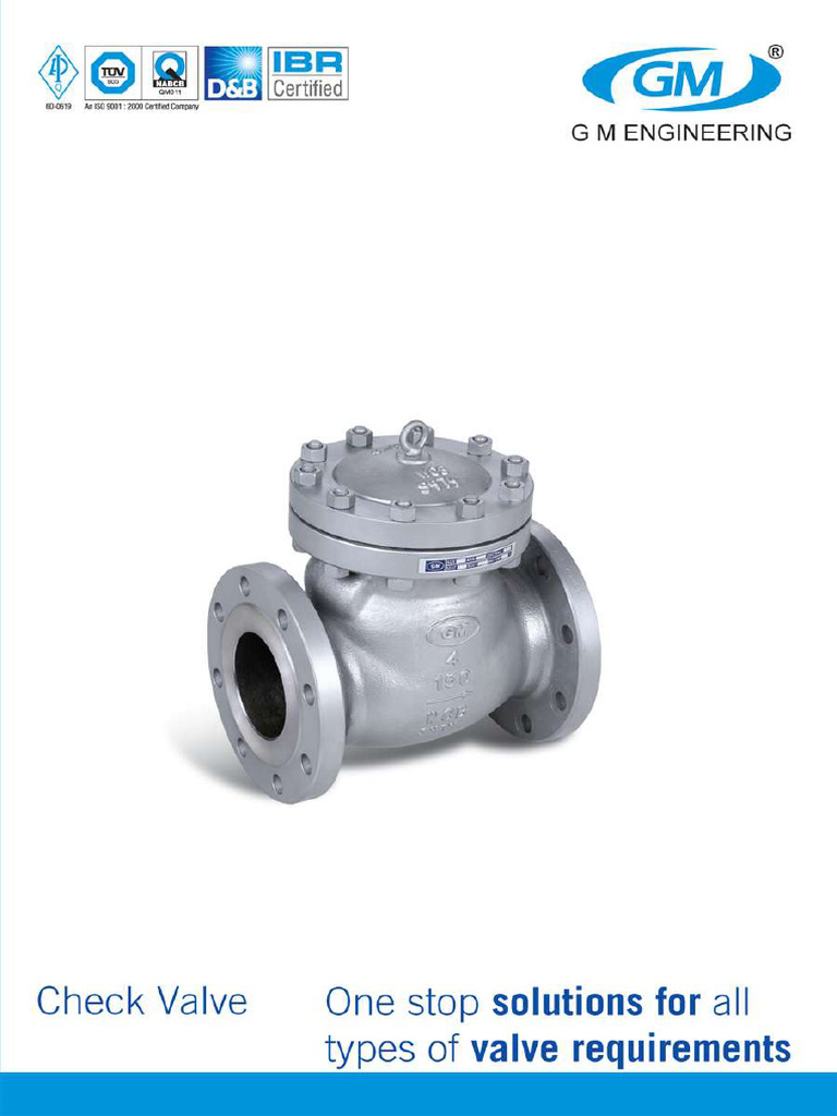 Check Valve Catalogue | PDF
