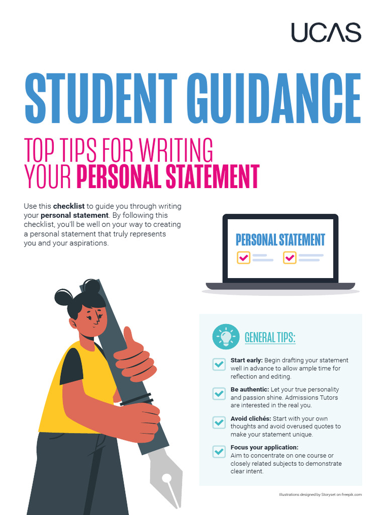 Personal Statement Writing Tips Guide | PDF | Behavior Modification ...