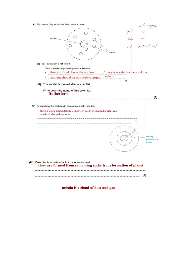 Yr9 Science Revision 25.9.23 Mixed Questions | PDF