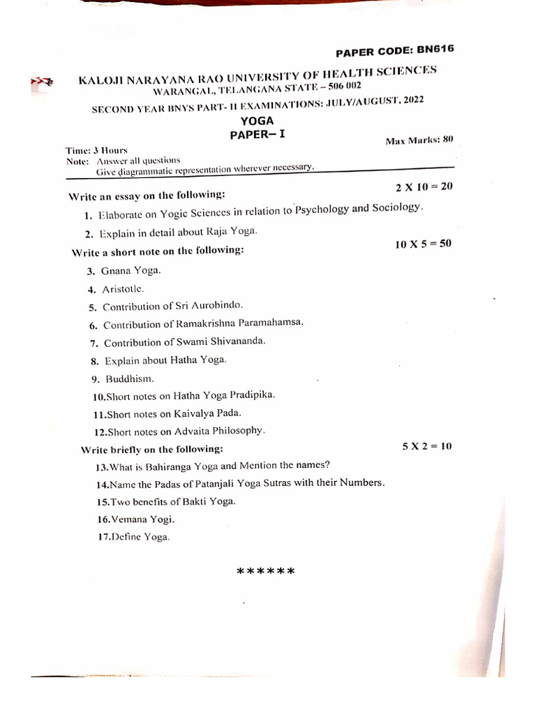 Yoga Papers | PDF
