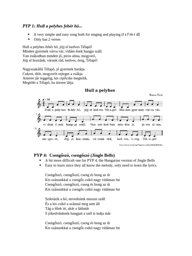 Song Recommendations For Winter Concert | PDF
