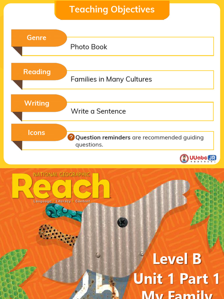 Level B Unit 1 Part 1 My Family Lesson 2 | PDF