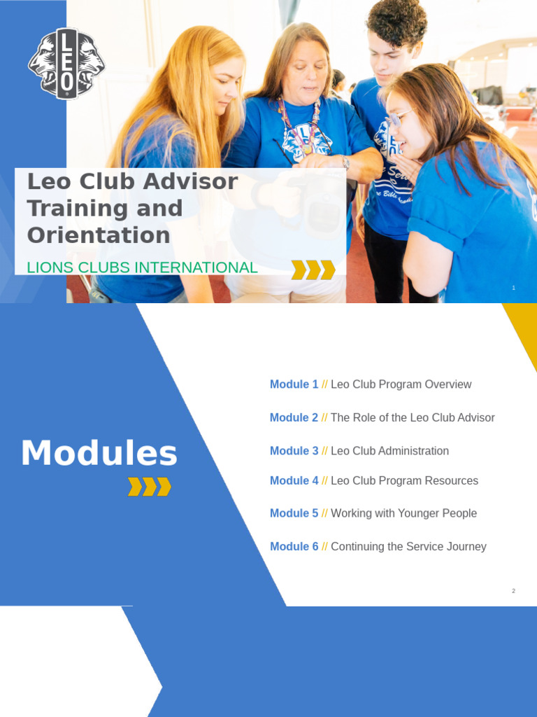Leo Club Advisor Training Guide | PDF | Insurance