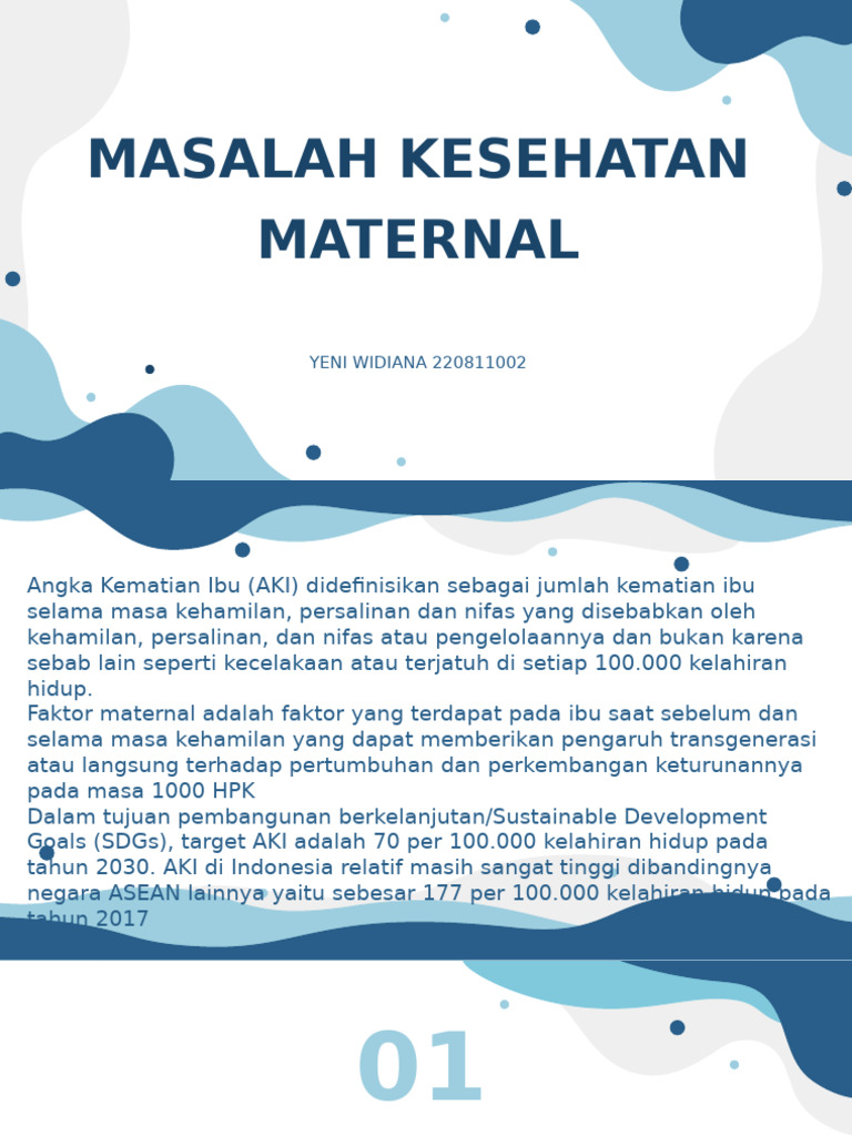 Masalah kesehatan maternal | PDF