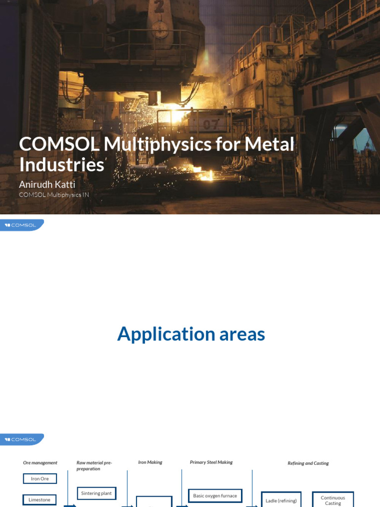 COMSOL Multiphysics in Metal Industry Applications | PDF | Corrosion ...