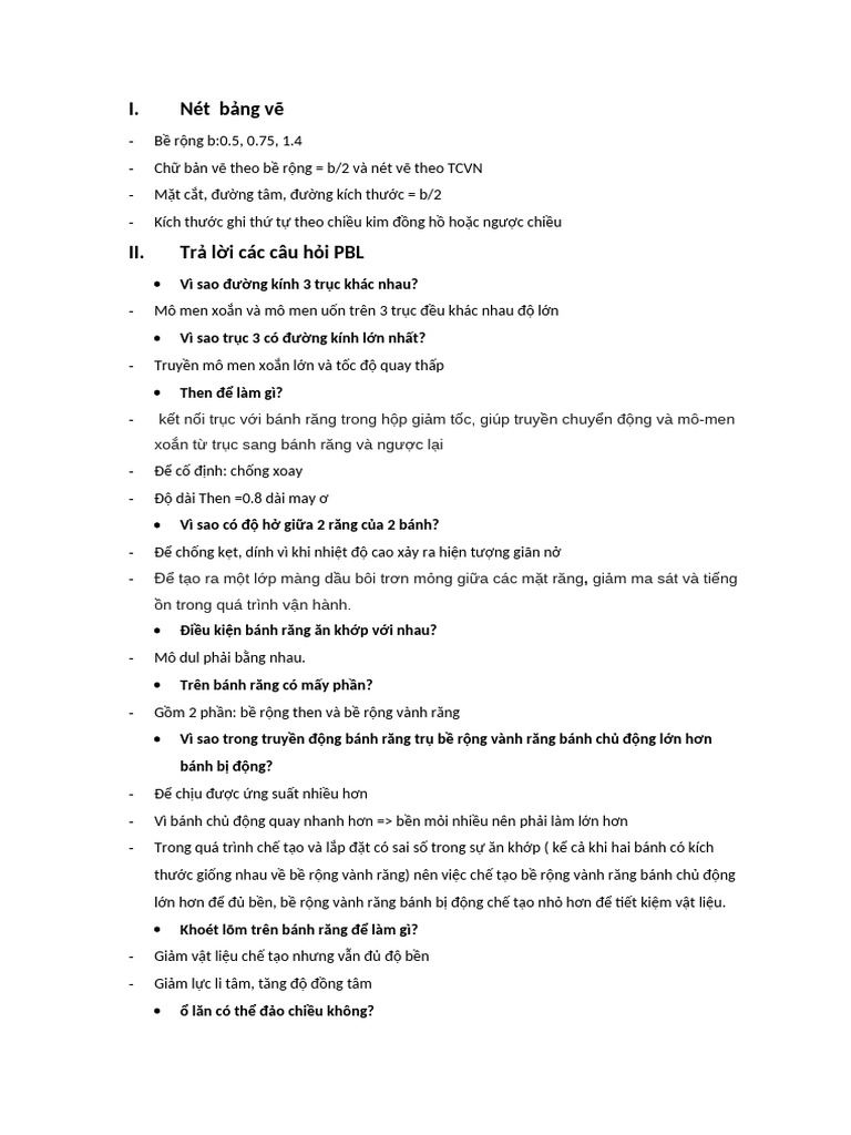 câu hỏi PBL1 | PDF