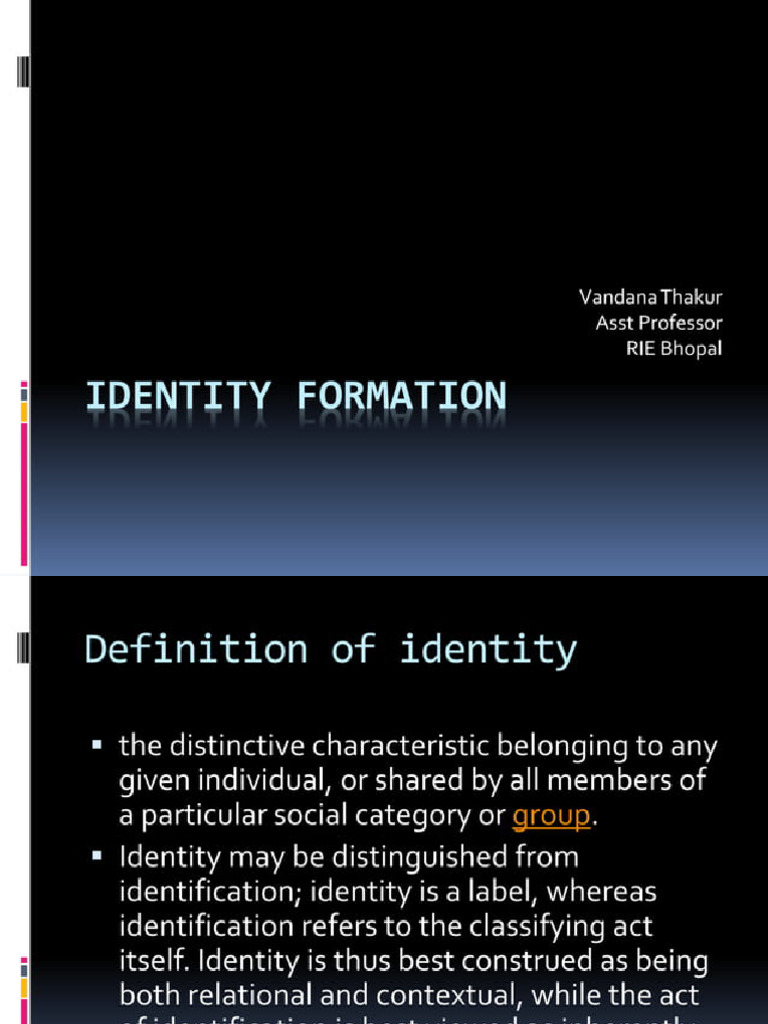 Types of Identity | PDF