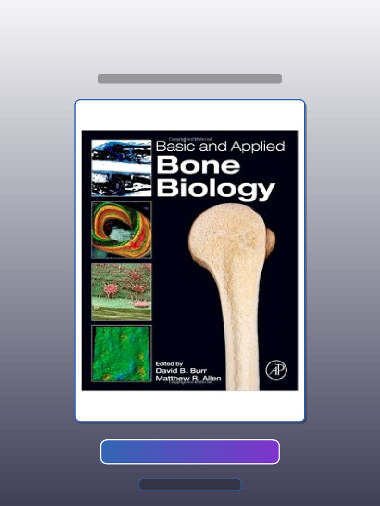 Basic and Applied Bone Biology Get It Now | PDF | Science