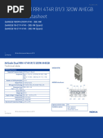 Nokia AHEGA Dual RRH Specifications | PDF | Telecommunications ...