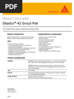 SikaGrout®-300 PT PH Data Sheet | PDF | Cement | Chemical Substances