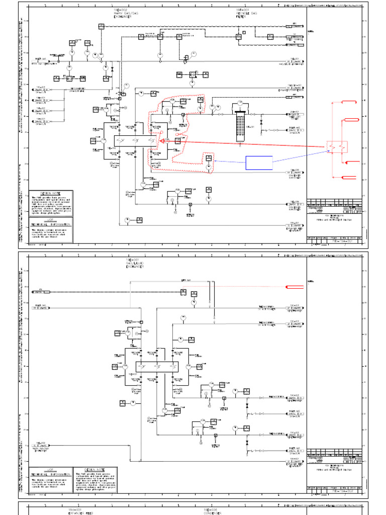 UOP Ortloff RSV P&IDs - Typical - Marked-Up | PDF