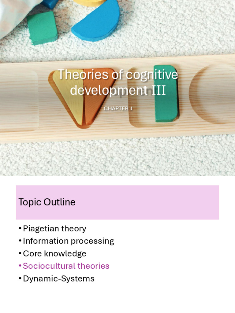 Cognitive Development Theories Overview | PDF | Cognitive Development ...