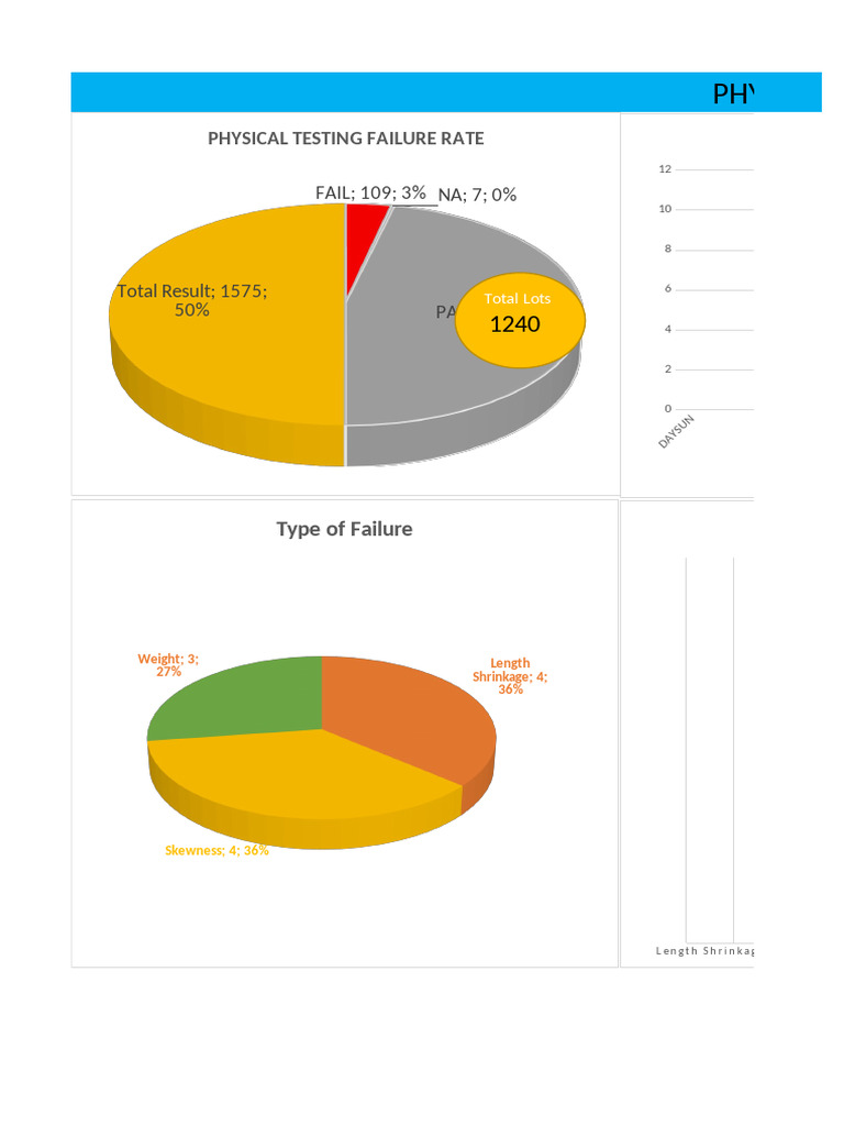 Physical Testing Failure Summary | PDF