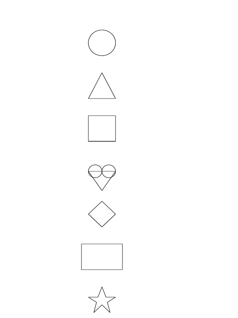 Shapes With Blanks | PDF