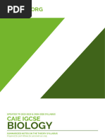 IGCSE Biology 0610 Complete Notes | PDF