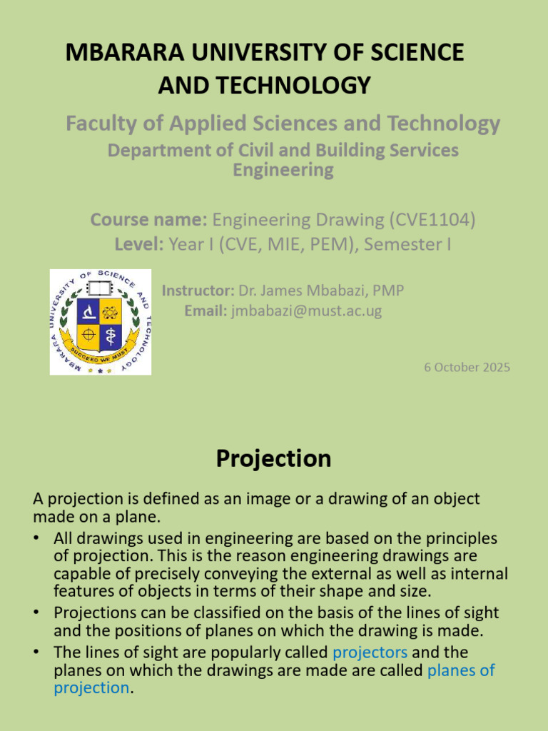 Engineering Drawing Projections Explained | PDF | Mathematical Concepts ...