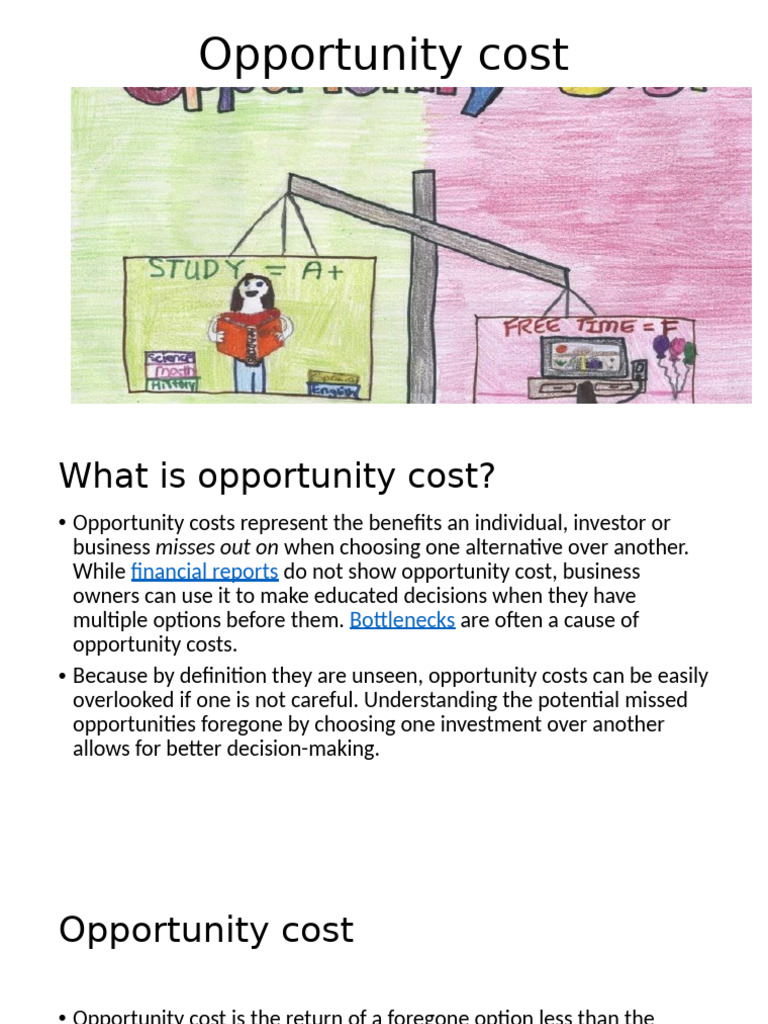 Understanding Opportunity Cost Explained | PDF