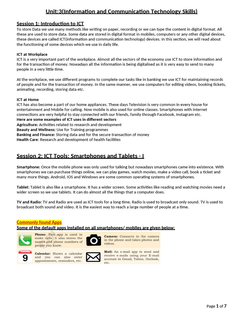 Understanding ICT Skills and Tools | PDF | Computer Data Storage | Usb ...