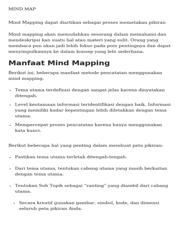 MIND MAP | PDF