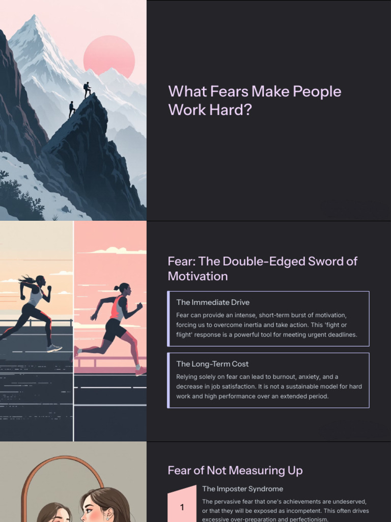 What Fears Make People Work Hard | PDF | Fear | Motivational
