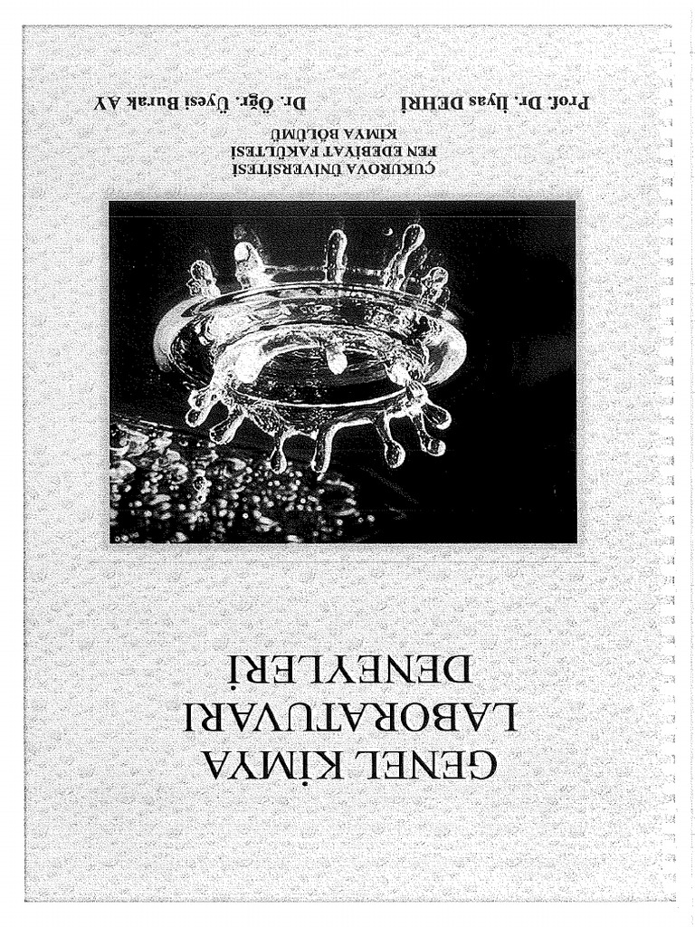 Genel Kimya Lab | PDF