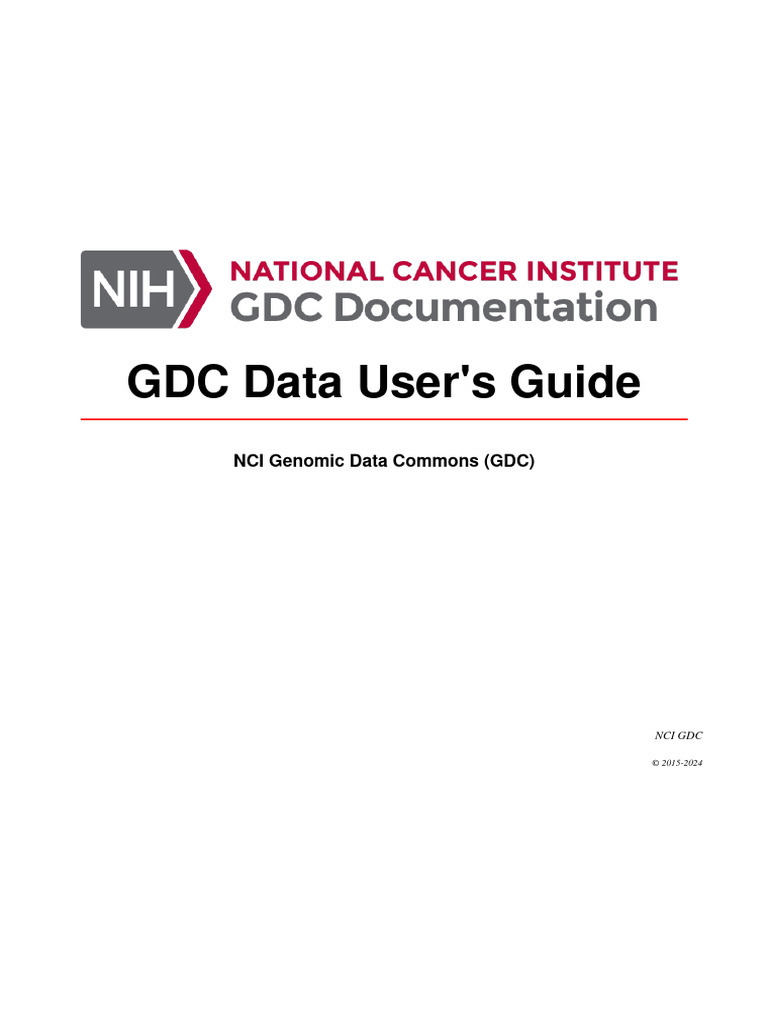 GDC Data User's Guide Overview | PDF | Single Nucleotide Polymorphism ...