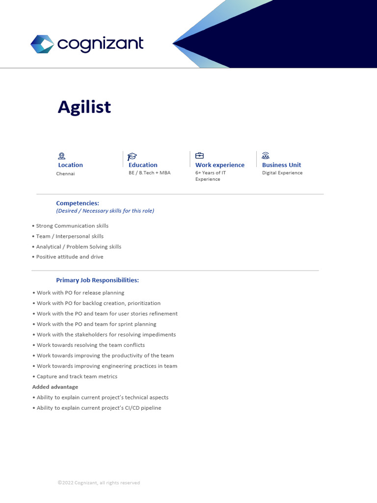 Digital Experience - Agilist | PDF
