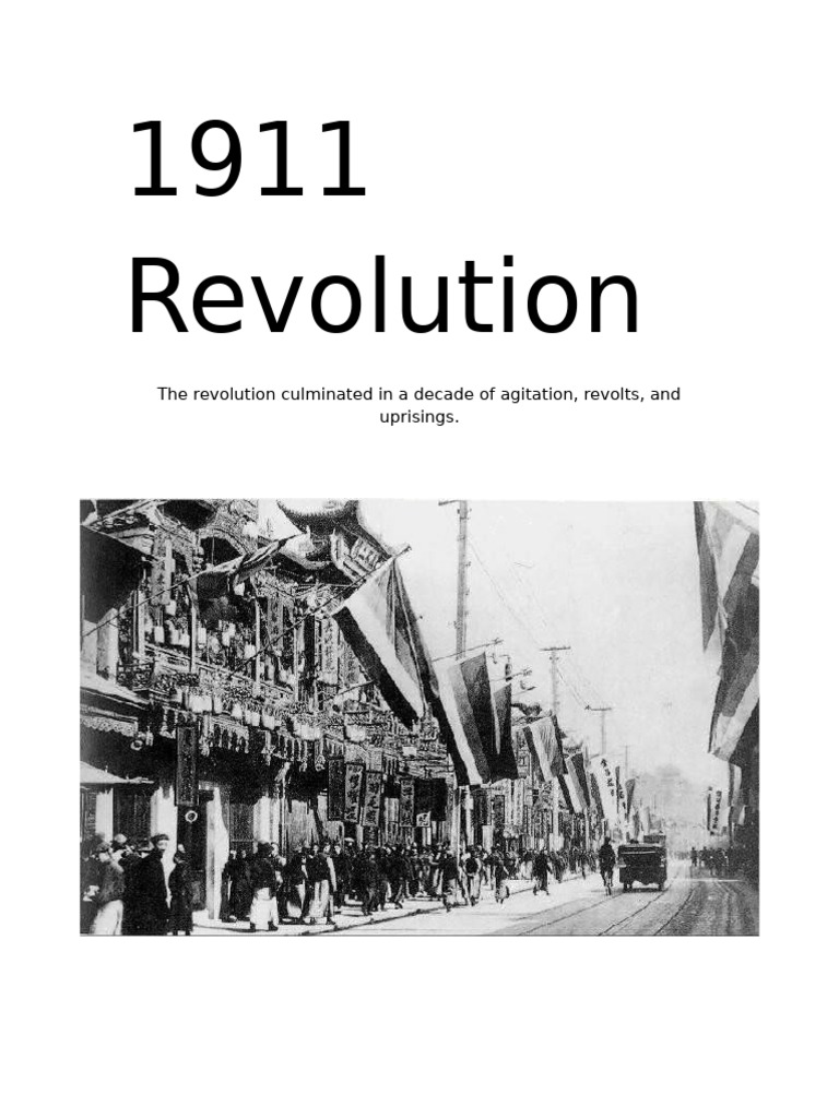1911 Revolution: China's Historic Uprisings | PDF | Qing Dynasty ...