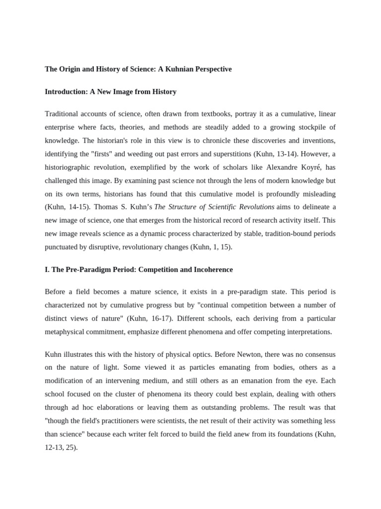 The Origin and History of Science 111 | PDF | Science | Empiricism