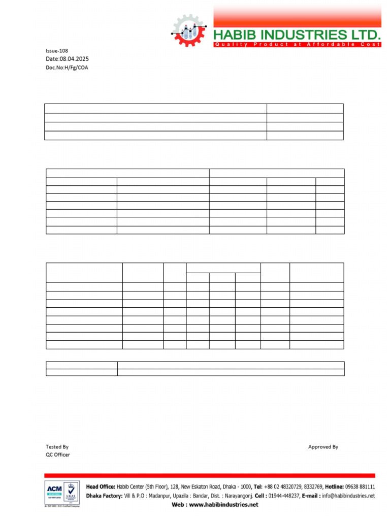 Bruvana Beverage Ltd. COA 18gm Preform | PDF