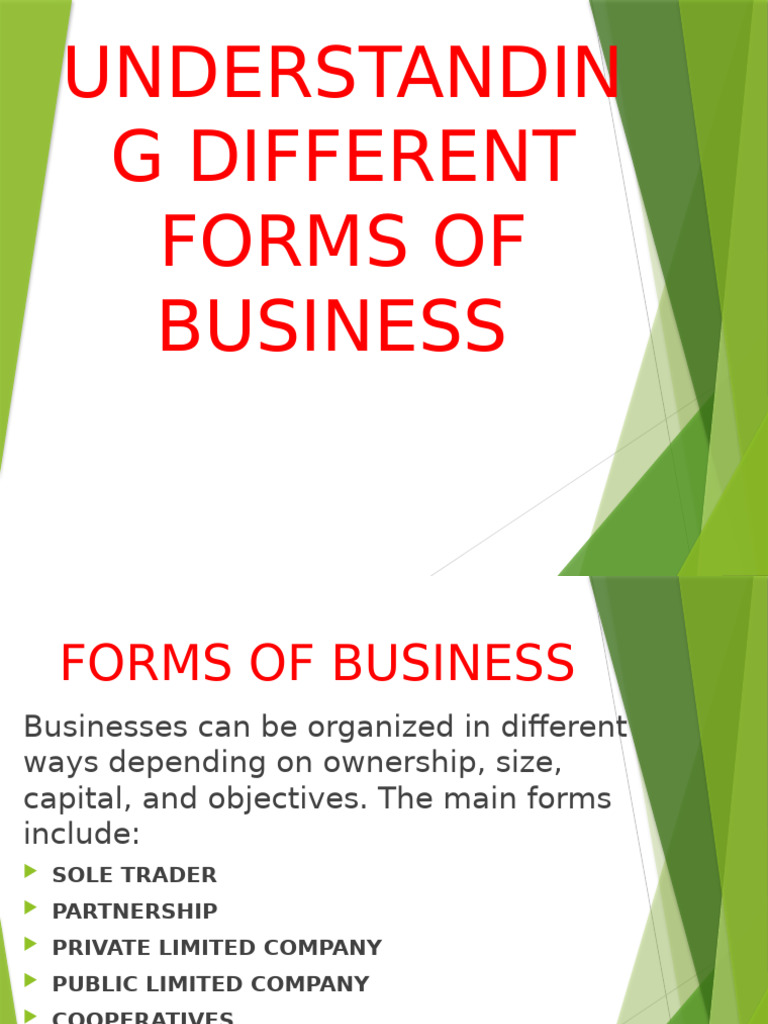 Types of Business Structures Explained | PDF | Cooperative | Business