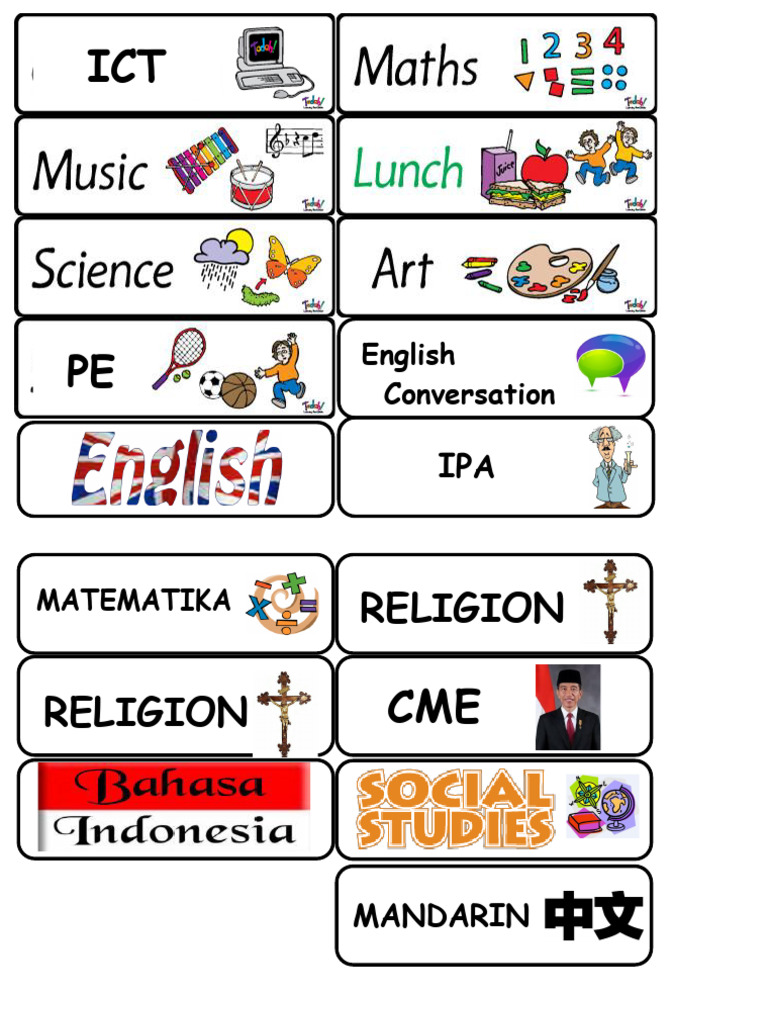 Timetable Decor | PDF