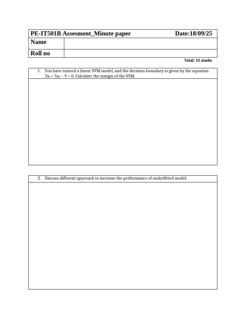 CA3 Assesment Minute Paper PE-IT501B | PDF