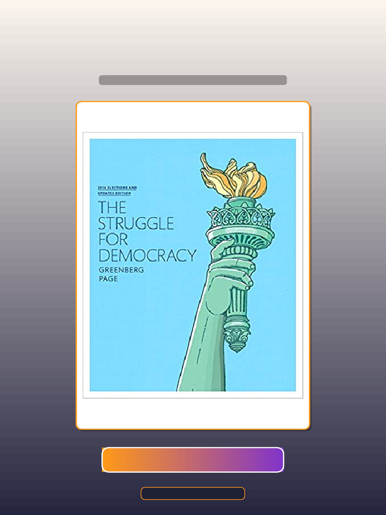 Struggle For Democracy 11th Edition by Benjamin I Page Ebook and ...