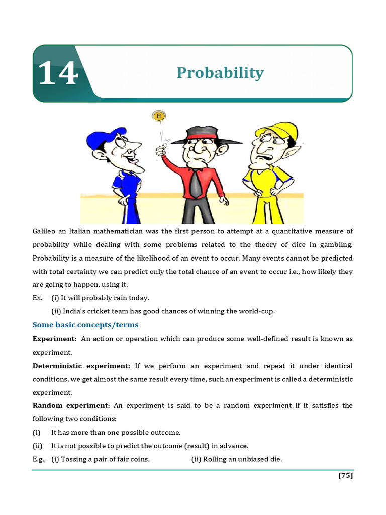 Probability | PDF | Randomness | Probability
