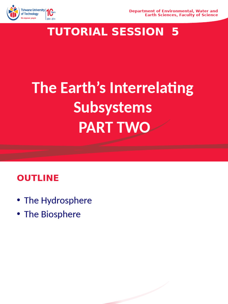 Earth's Hydrosphere and Biosphere Overview | PDF | Ecosystem | Natural ...