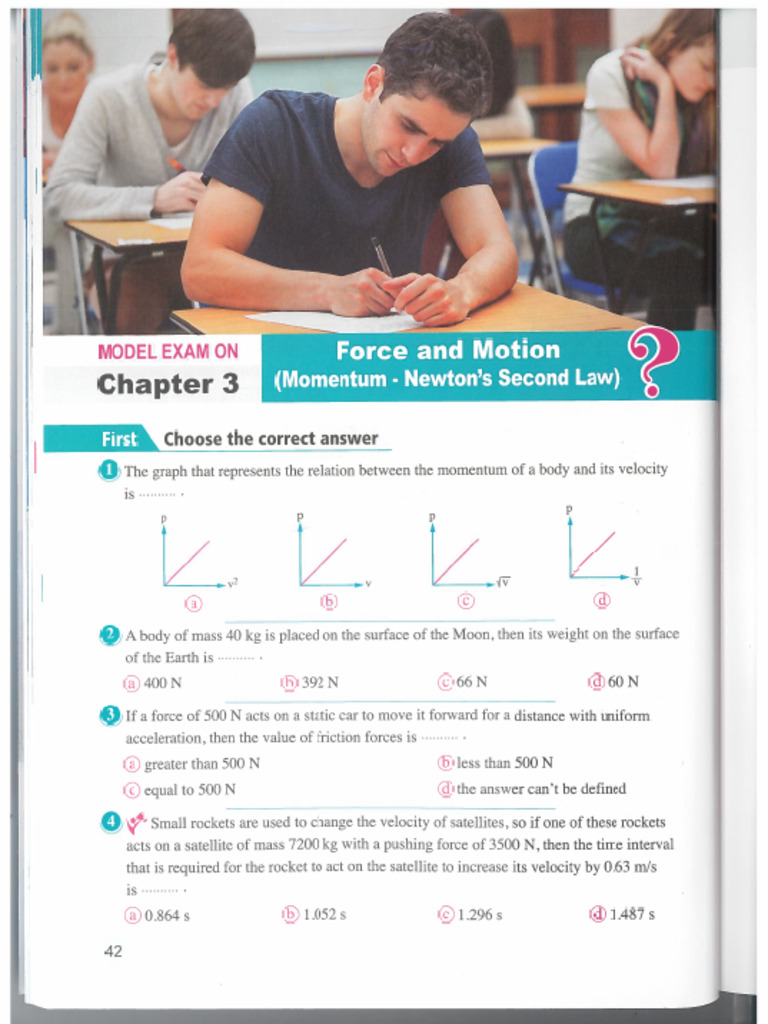 Exam Newton 2nd Law | PDF