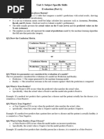 Confusion Matrix Practice Questions | PDF | Applied Mathematics