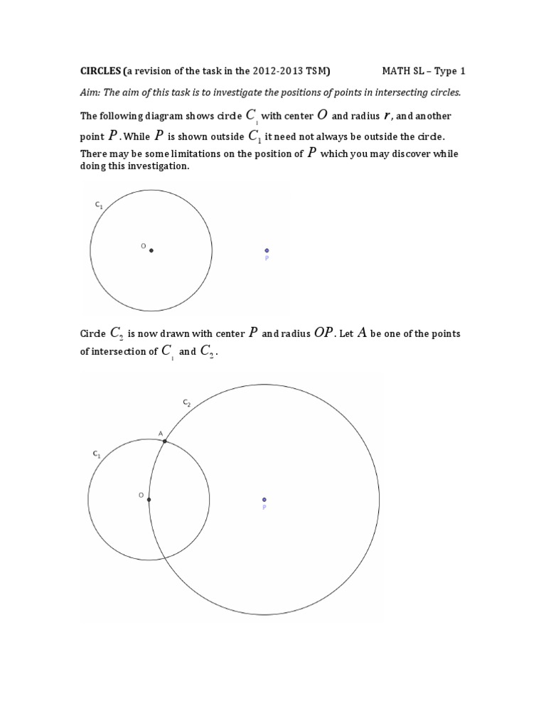 Circles Portfolio (Revised Version) | PDF | Geometry | Teaching Mathematics