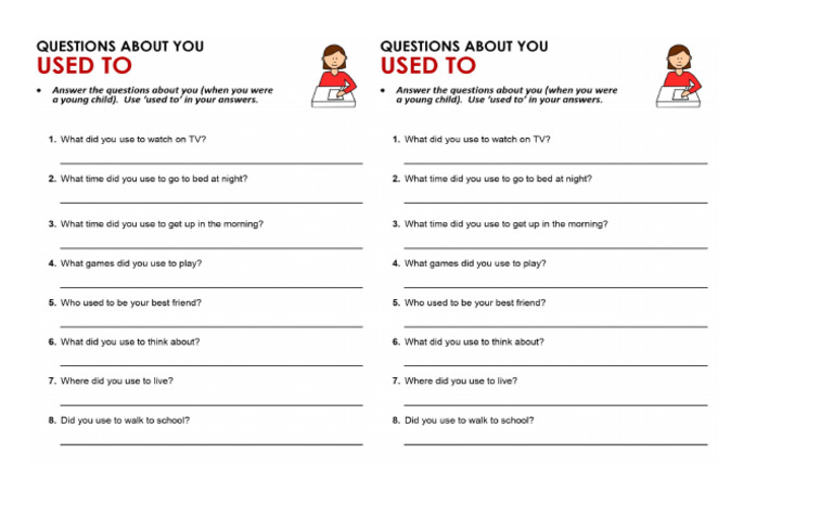 Used To Questions | PDF