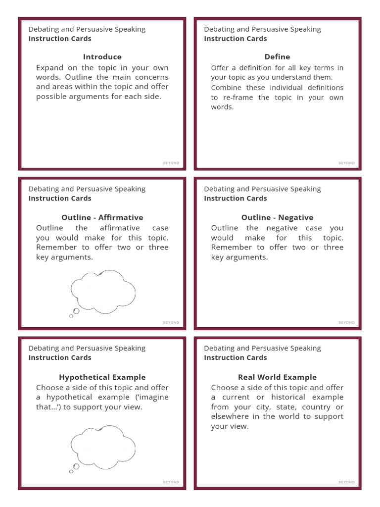 Debating and Persuasive Speaking Guide | PDF | Human Communication