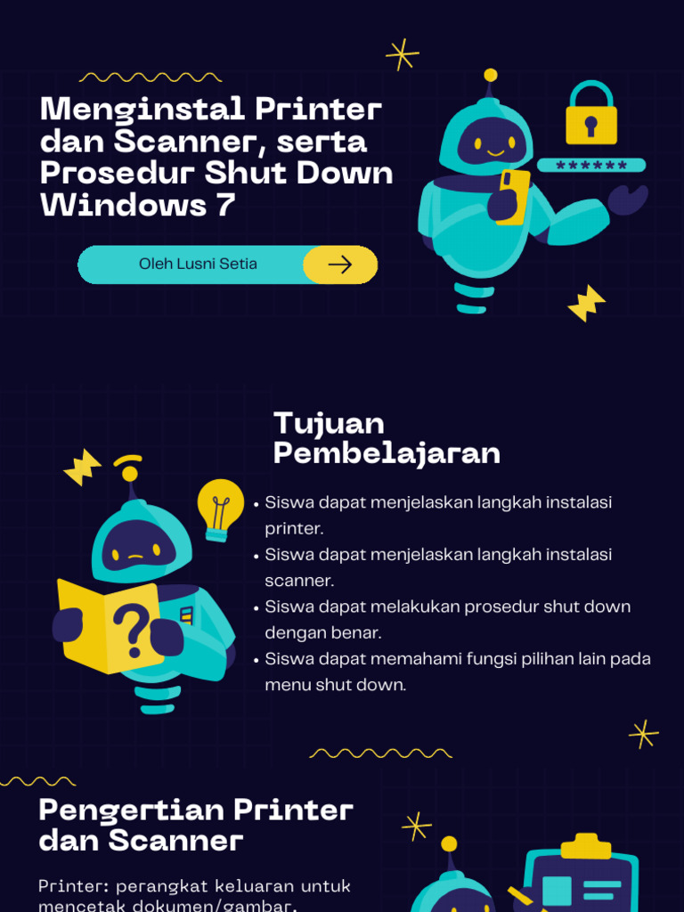 Instalasi Printer dan Scanner di Windows 7 | PDF
