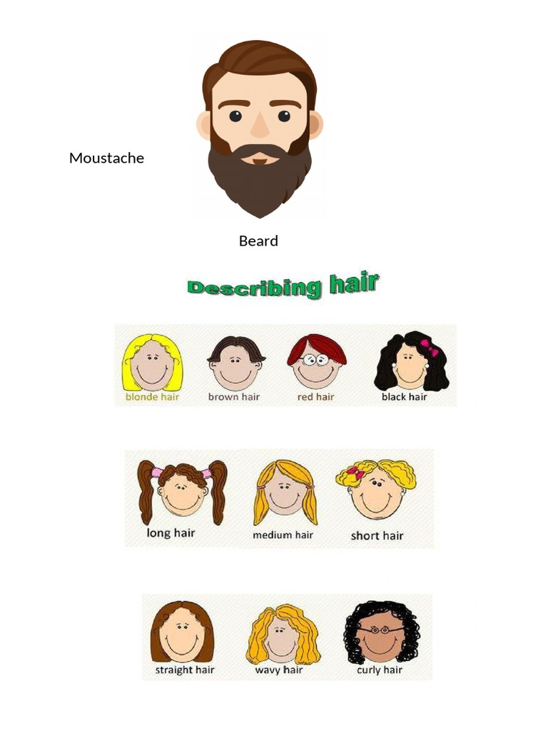 Describing People - Hair | PDF