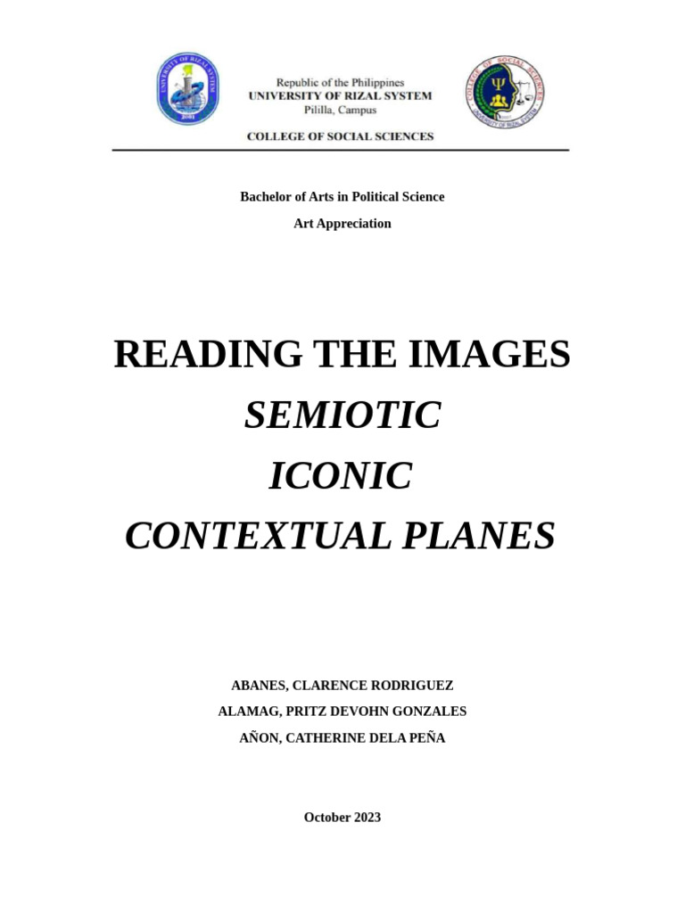 Term Paper Pritz | PDF | Semiotics | Image