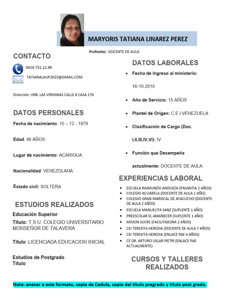 Perfil Profesional de Docente Venezolana | PDF | Inteligencia | Etapas ...
