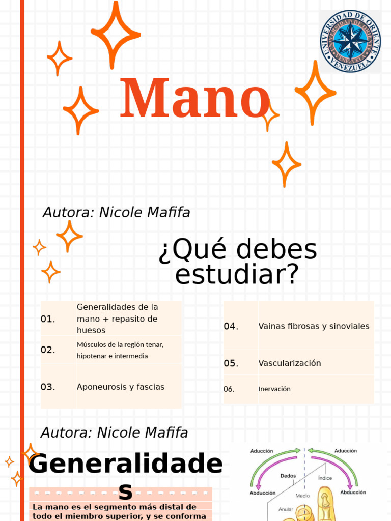 MANO - Diapositovas Improvisadas - Nicole - Mafifa - Curapa | PDF ...