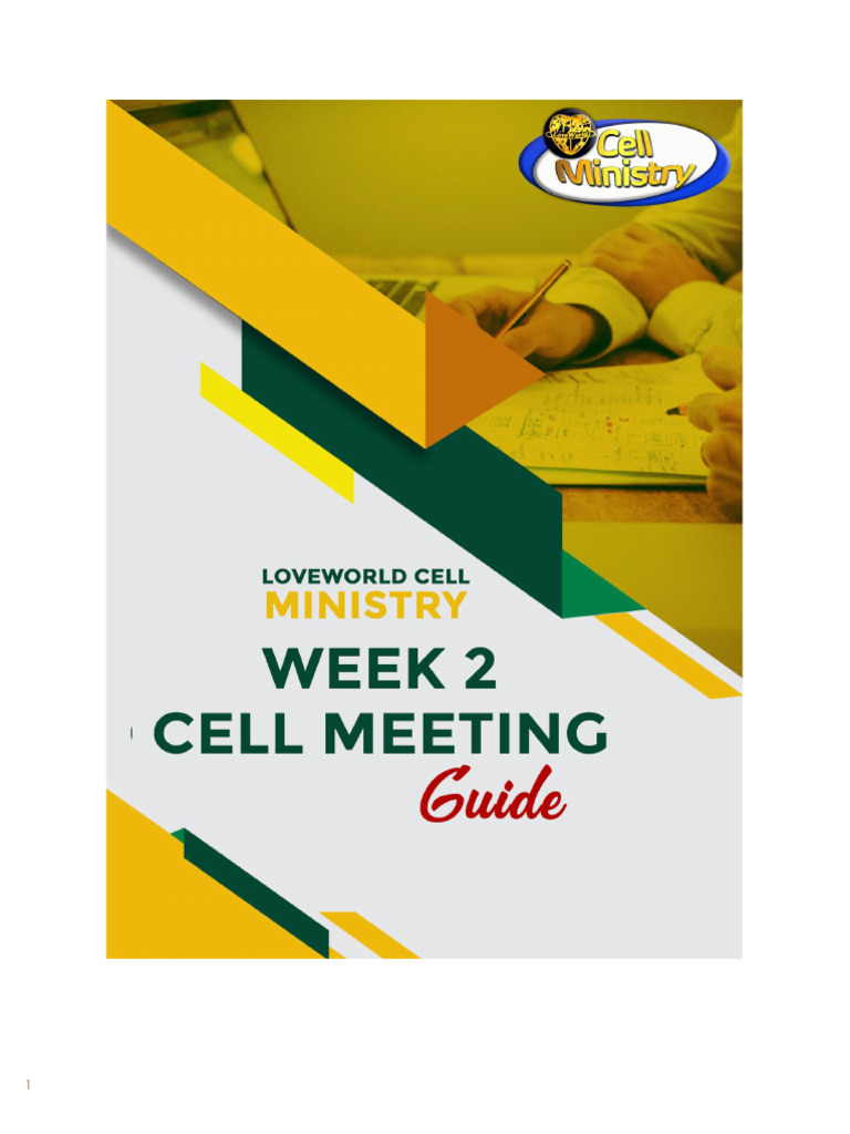 October Week 2 Cell Outline | PDF | Born Again | Prayer