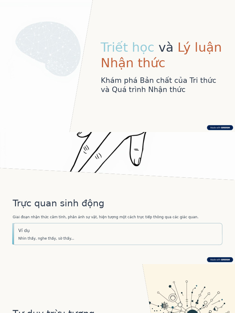 Triet Hoc Va Ly Luan Nhan Thuc | PDF